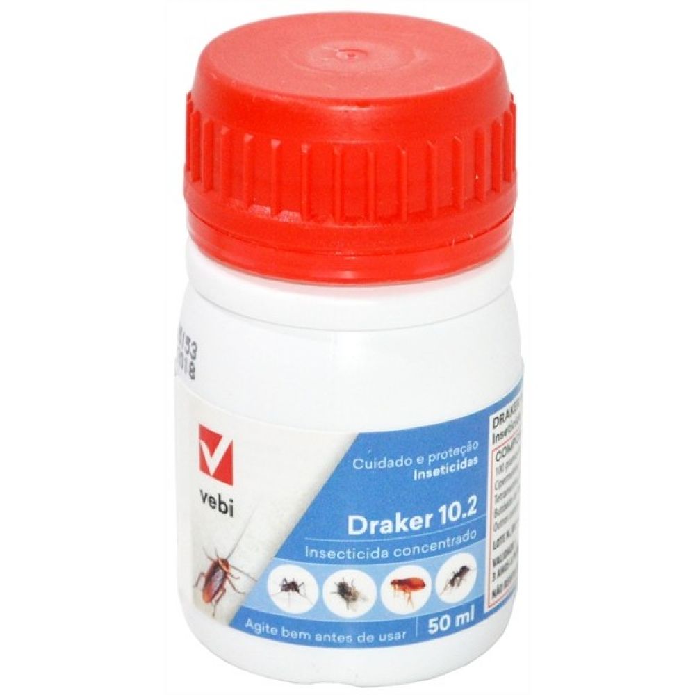Insecticid capuse, gandaci, tantari, muste Draker 50 ml si Duracid granule furnici 100 gr si sac ...