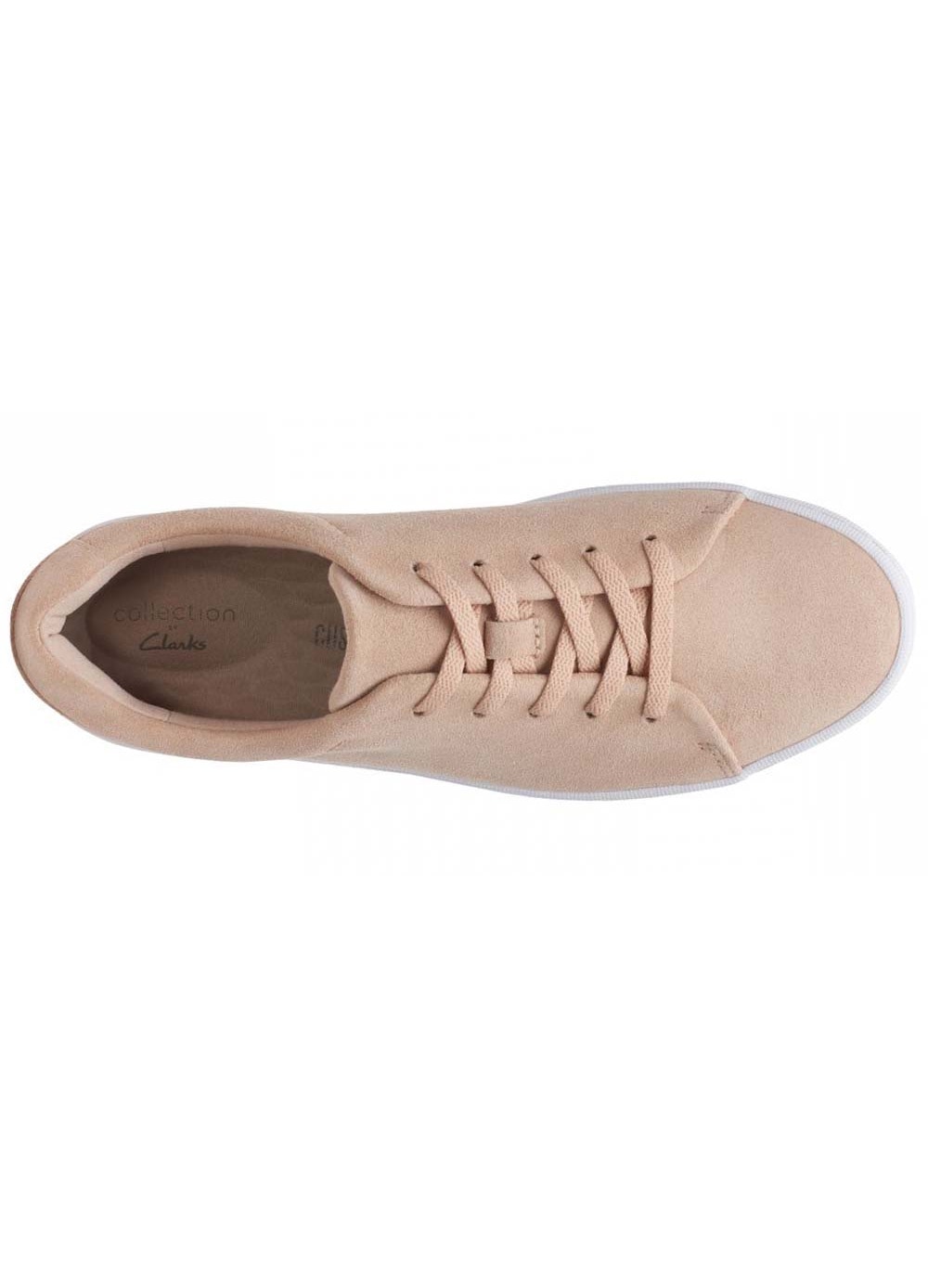 Tenisi dama Pawley Springs, Clarks, Piele naturala, Roz, 36 - eMAG.ro