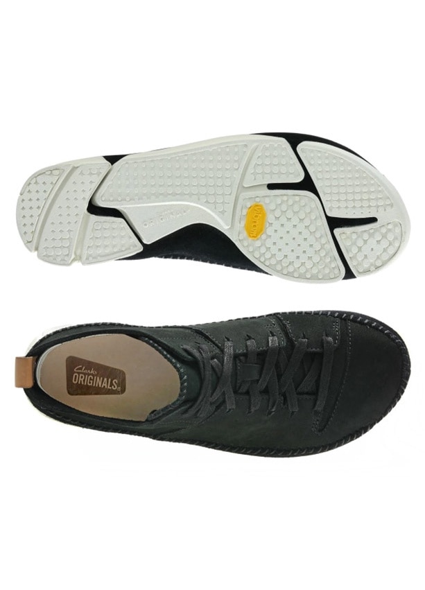 Pantofi sport pentru barbati, Clarks, Piele naturala, Negru, 40 EU ...