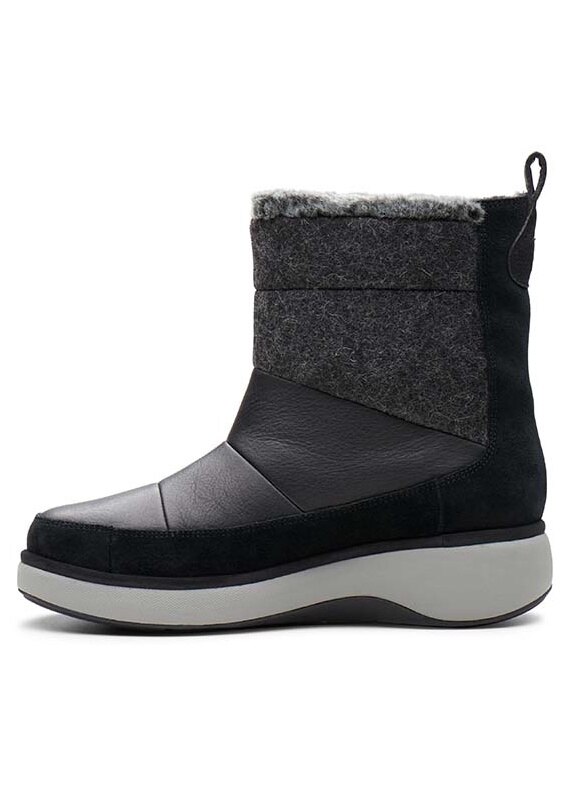 dama, Clarks, Piele naturala, Negru - eMAG.ro