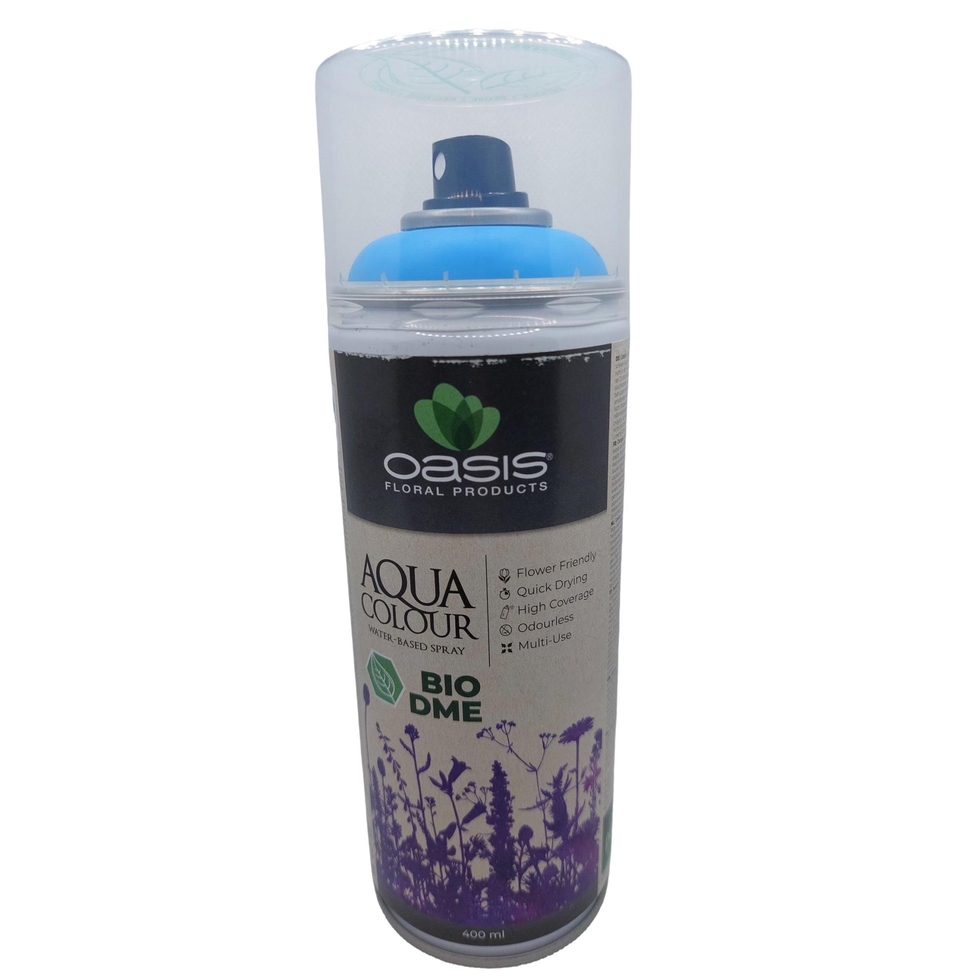Spray festék növényekre Aqua Color, OASIS, Blue, 400ml - eMAG.hu