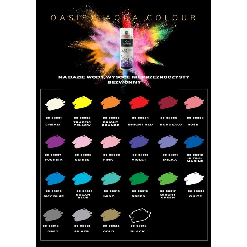 Spray festék növényekre Aqua Color, OASIS, Blue, 400ml - eMAG.hu