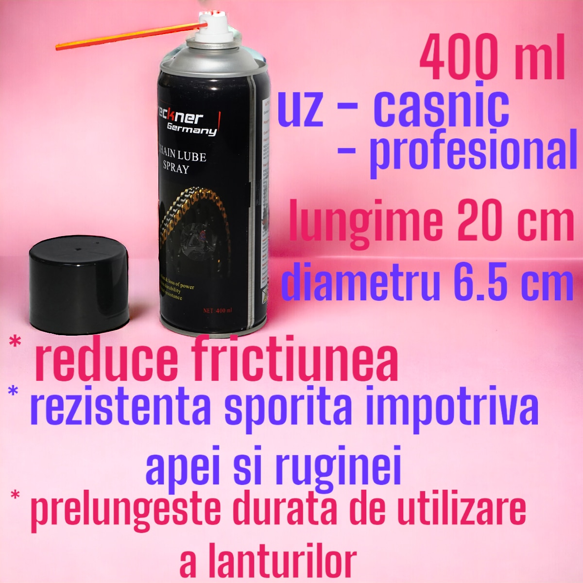 Spray tehnic unsoare lanturi si angrenaje metalice, capacitate ...