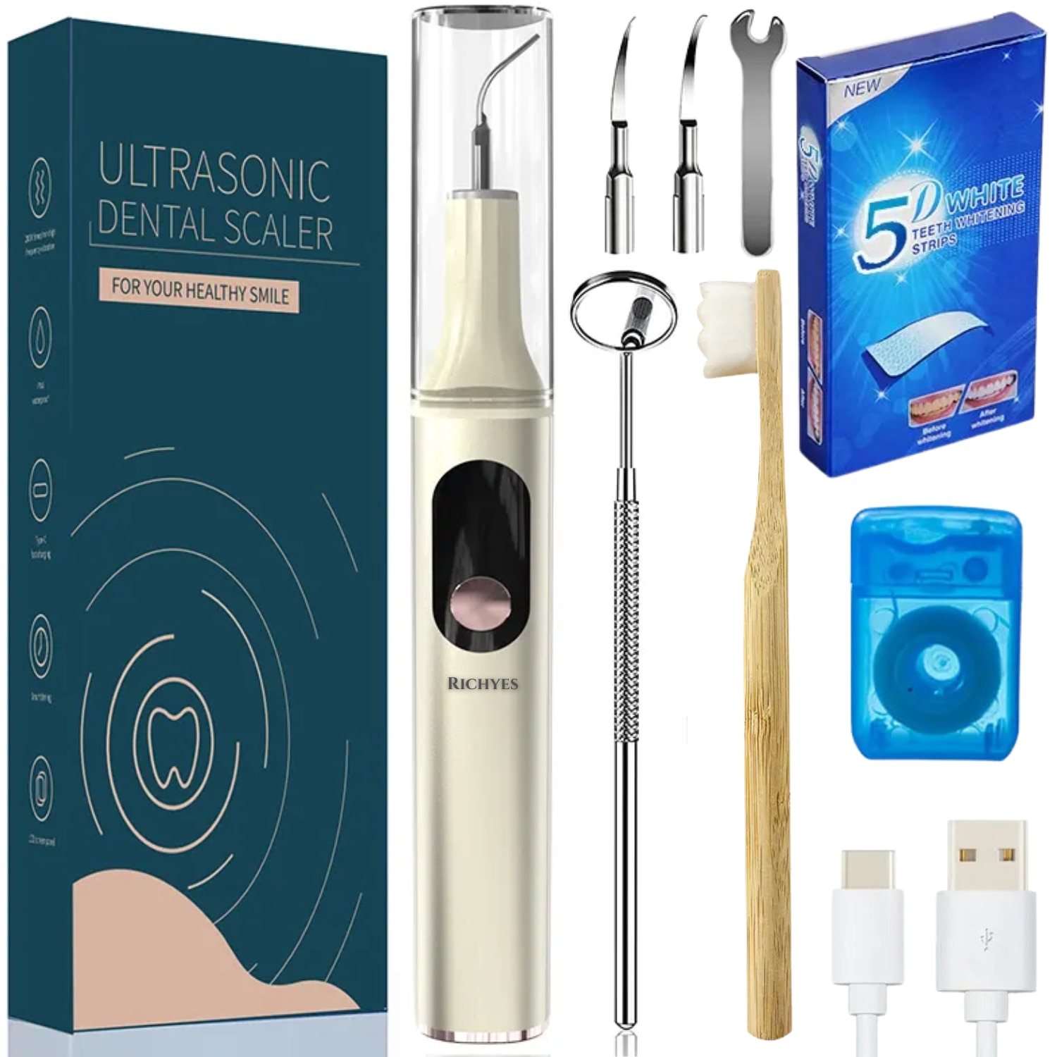 Aparat Pentru Detartraj, Richyes®, Dispozitiv Ingrijire Dentara si ...