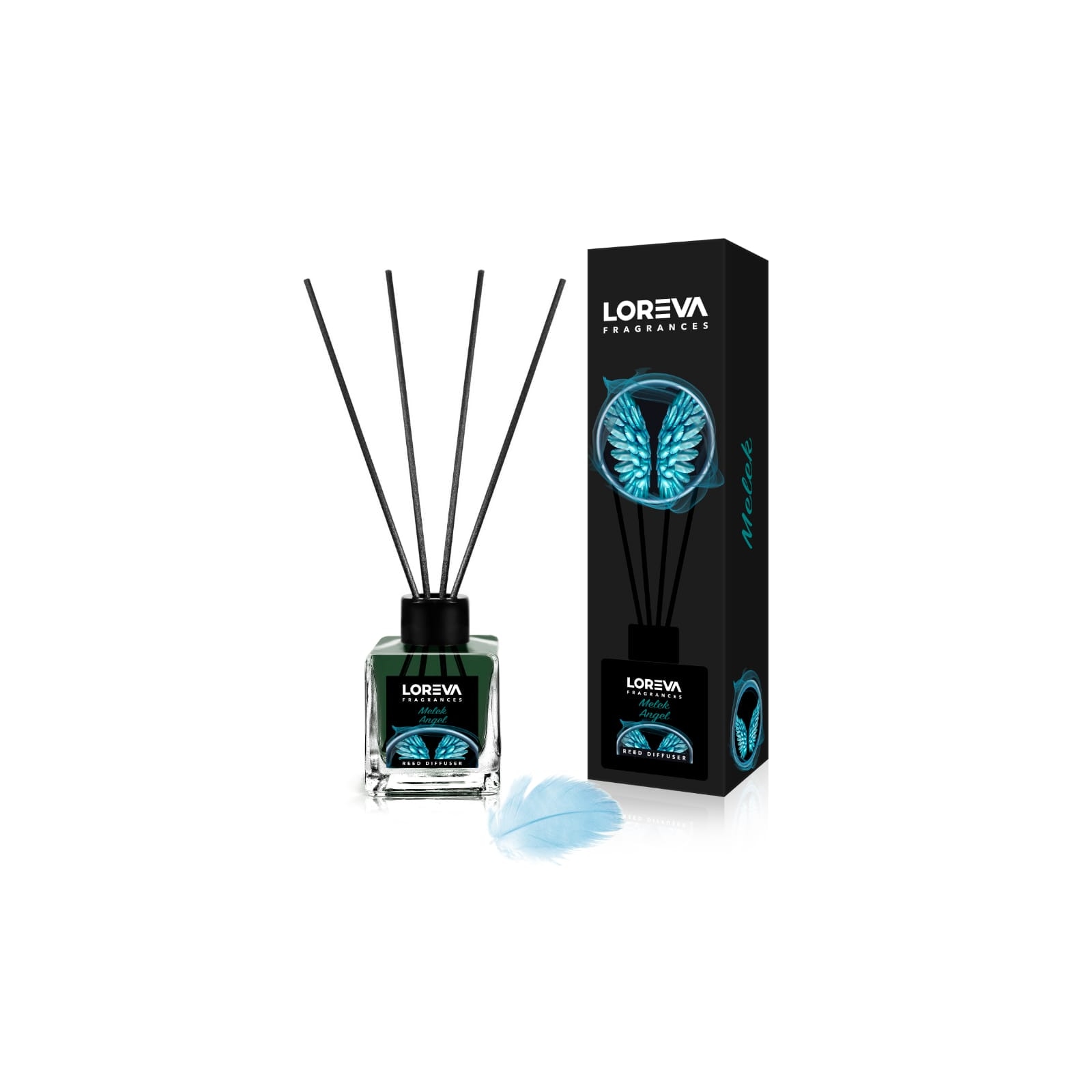 Odorizant de camera cu betisoare, Loreva, Melek Angel, 100 ml - eMAG.ro