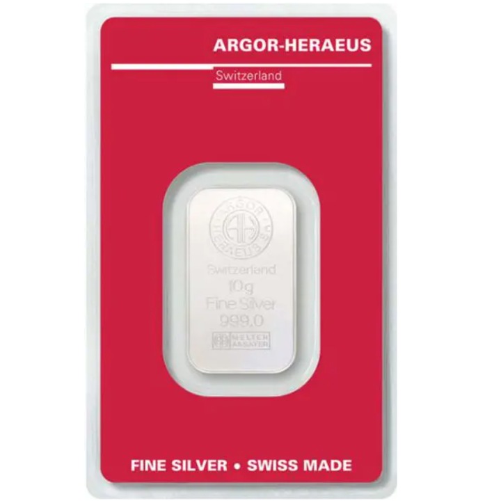 Lingou Argint, Argor-Heraeus, 10 gr, puritate 999‰ - eMAG.ro