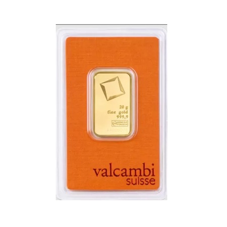 Lingou Aur 24 K, Valcambi, 20 grame, puritate 999, 9 ‰ - eMAG.ro