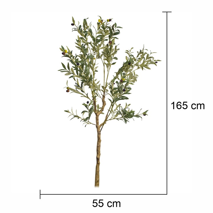 Copac artificial, Maslin fara ghiveci, Naimeed D5606, 165x55 cm, Verde ...