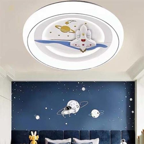 Aplica led rotund din desene animate pentru camera copiilor cu ...