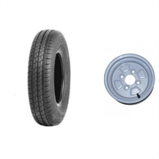 Roata Completa, Janta Otel Mefro 3.5BX10+ Anvelopa Remorca Security 145 ...