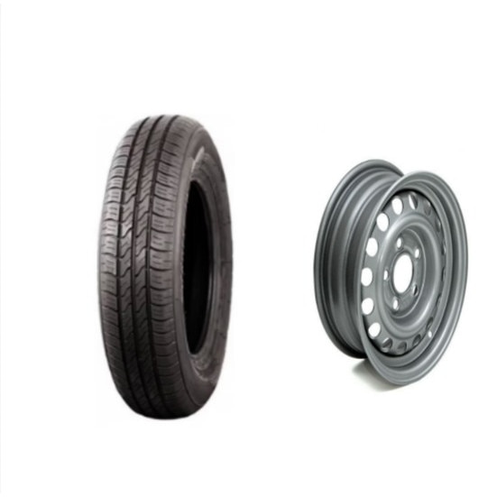 Roata Completa, Janta Otel Mefro 4.5JX13+ Anvelopa Remorca Security 145 ...