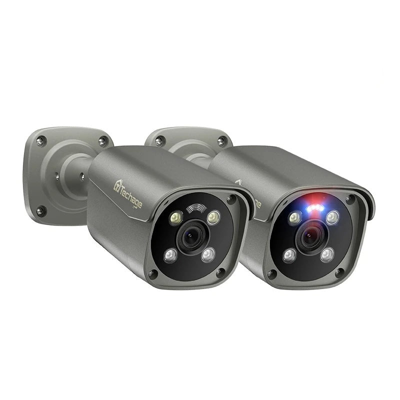 Camera de supraveghere exterior, 2 buc, 8MP, Ultra HD 4K, AI Face ...