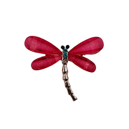 Martisor brosa in cutie de catifea rosie 9 x 5 cm cu fereastra de ...