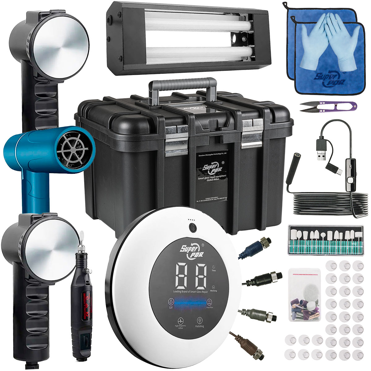 Kit profesional pentru reparatii parbrize auto – instrumente PDR - eMAG.ro