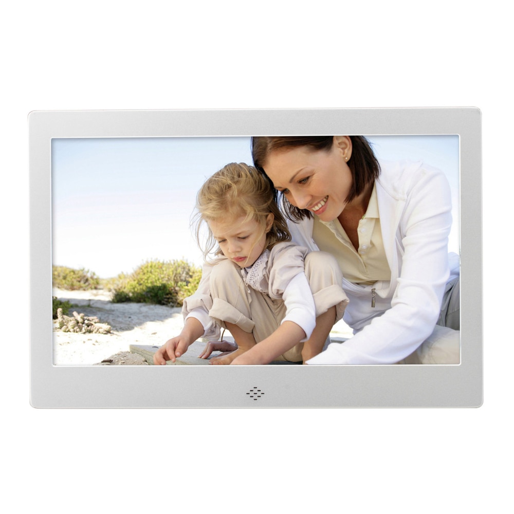 Rama foto digitala 10 inch din aluminiu, USSPY, slim, LCD, suport ...