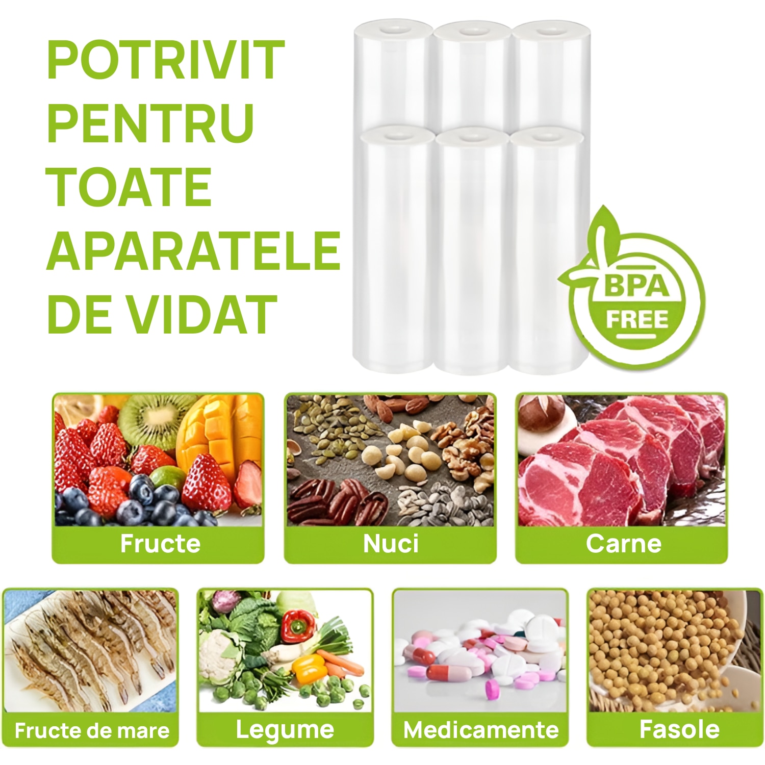 Rola folie profesionala IMA Trend pentru aparate de vidat alimente ...