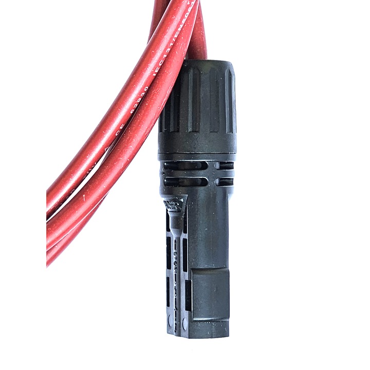 Cablu prelungire panou solar 4mmp, 10m, Conector MC4, 1500V DC, 3kw ...