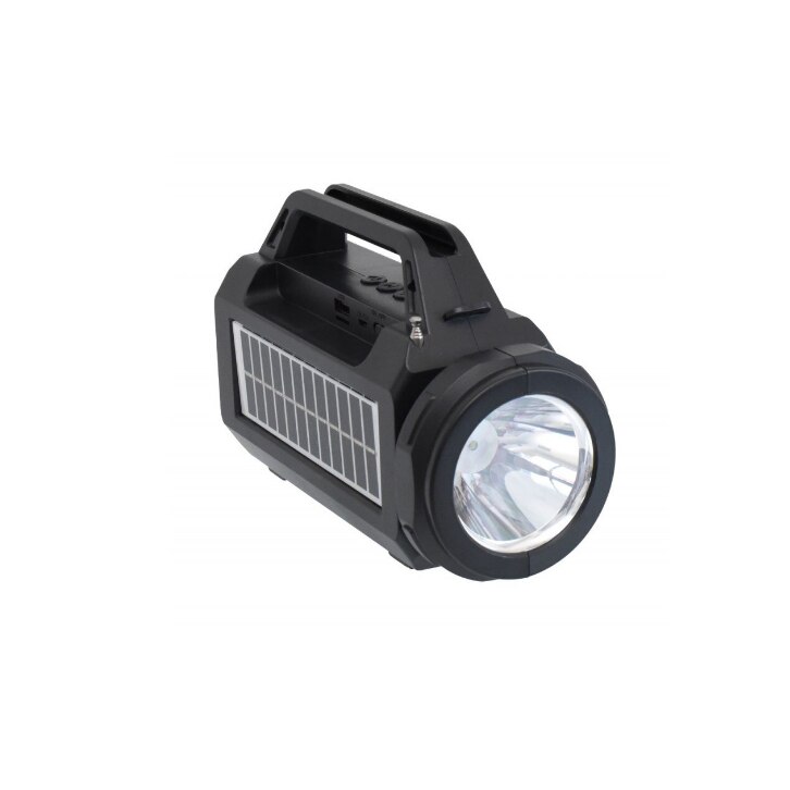 Lanterna si Boxa portabila cu radio, panou solar mp3 player Bluetooth ...