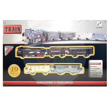 Circuit Trenulet electric "Express" cu accesorii, ERAKIDS, Lumini si ...