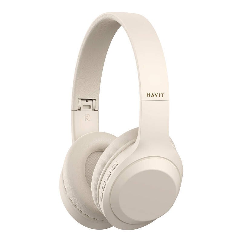 Casti wireless, HAVIT, Bluetooth, Bej - eMAG.ro