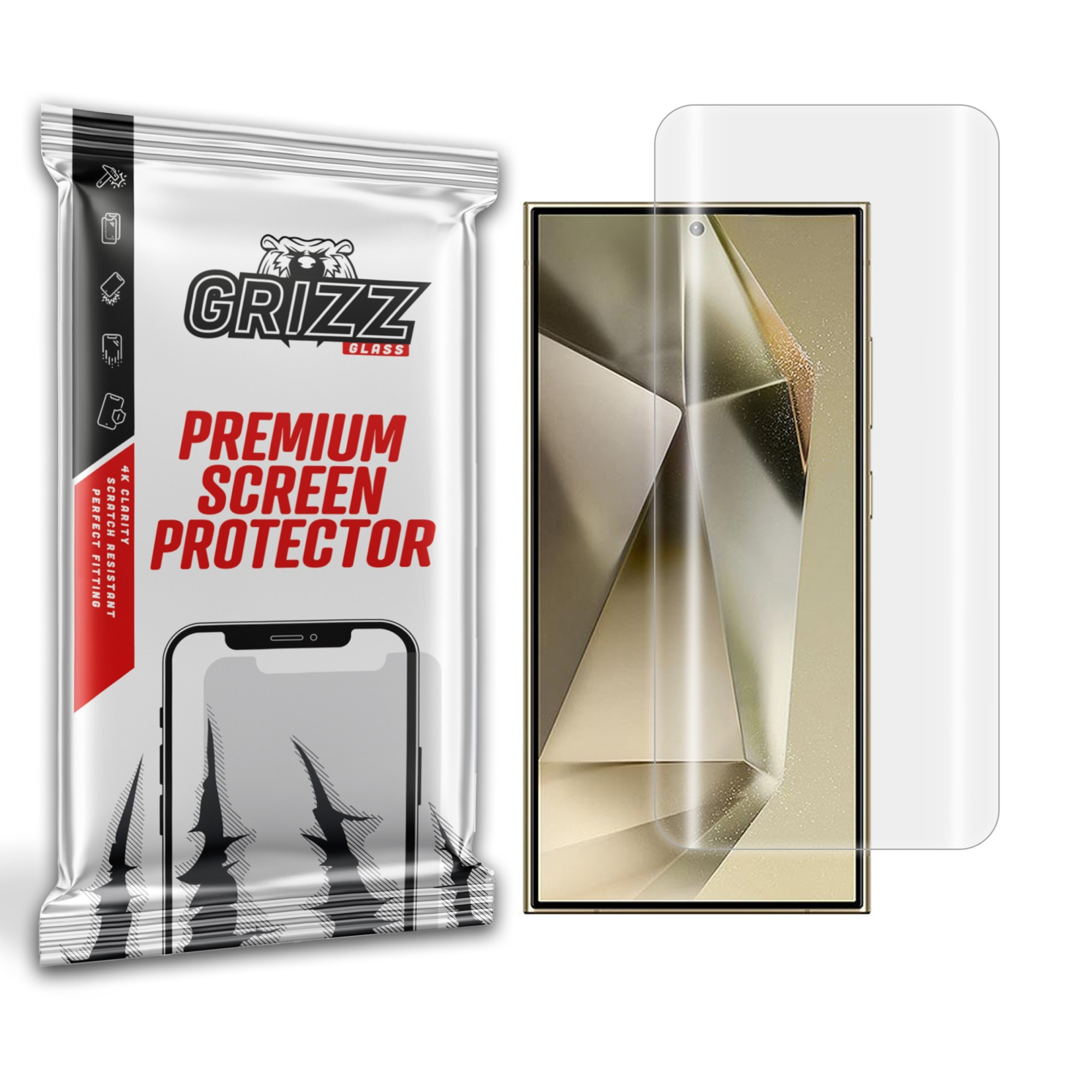 Folie telefon, Grizz Glass, Hydrofilm, Pentru Samsung Galaxy S24 Ultra ...