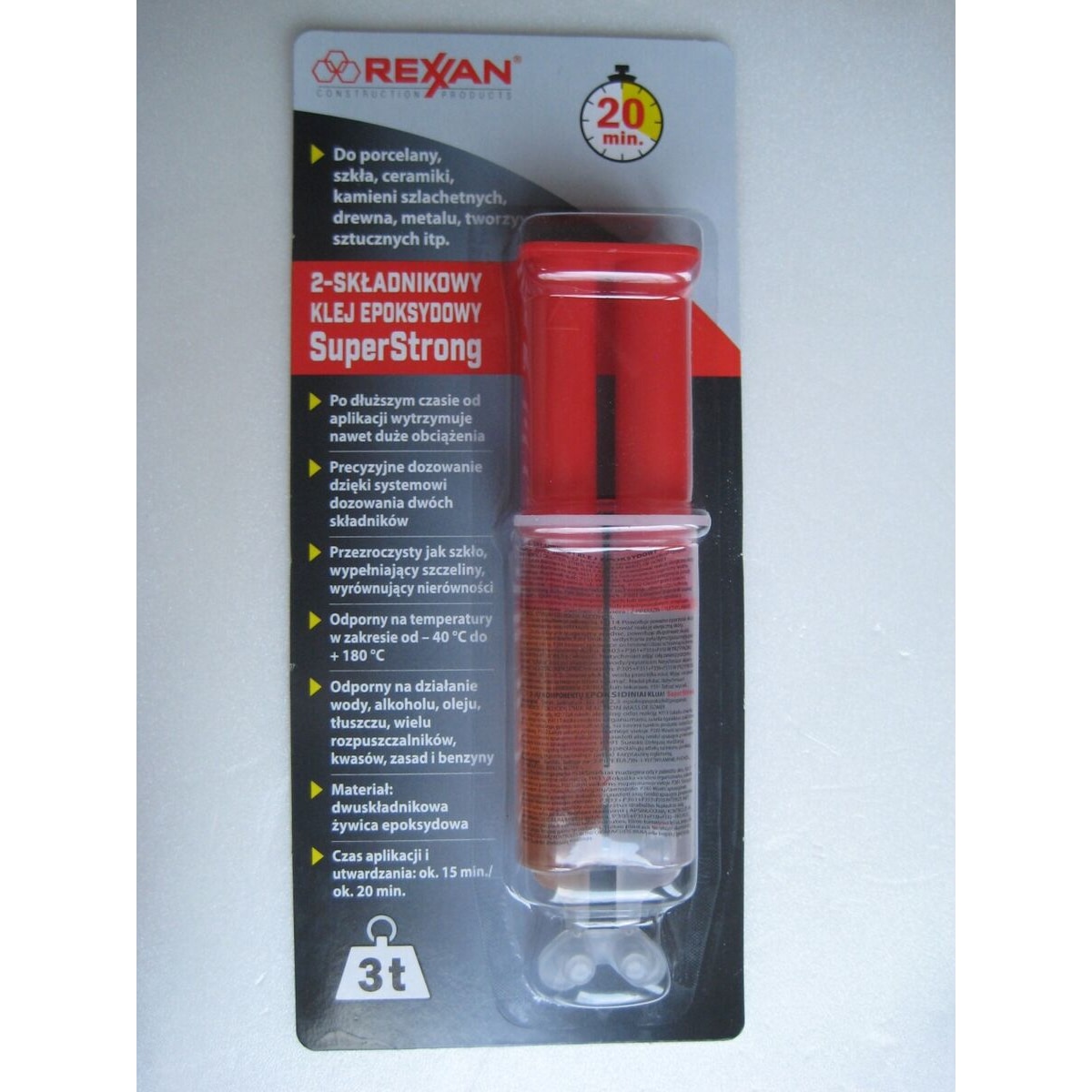 Adeziv epoxidic Rexxan, 2 componente, super puternic - eMAG.ro