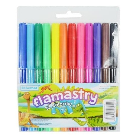 Set carioci copii, 12 culori, Multicolor - eMAG.ro