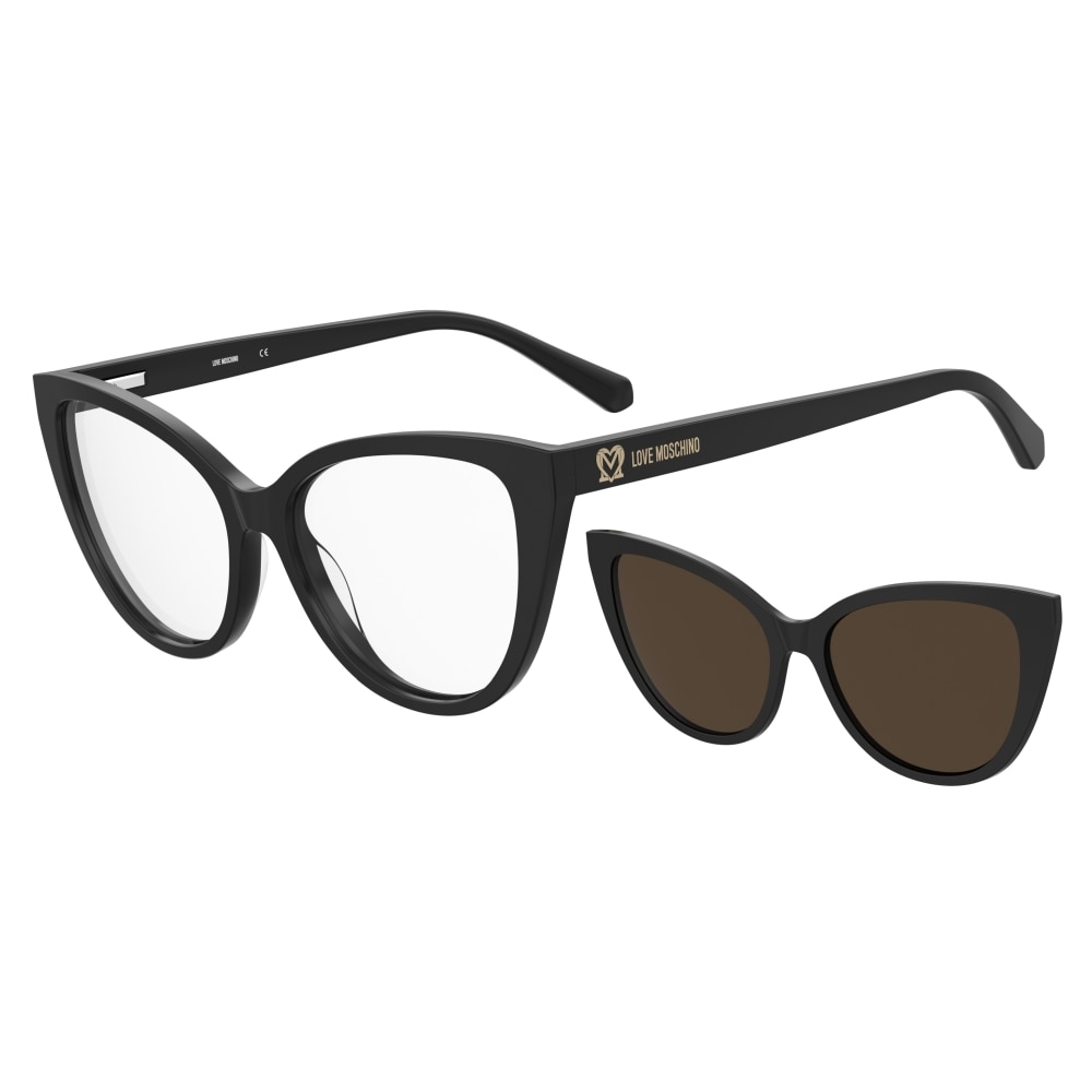 Rame ochelari de vedere cu clip-on pentru femei Love Moschino MOL066/CS ...