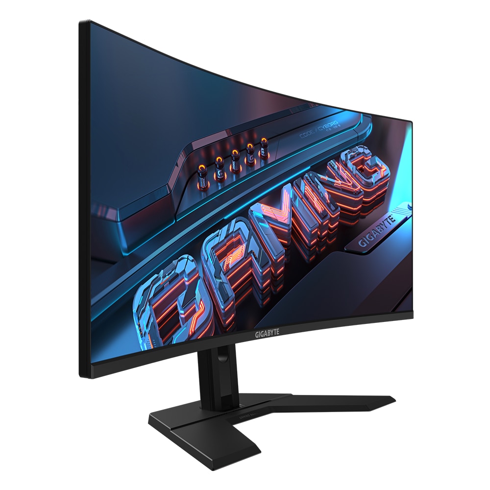 Монитор Gigabyte GS34WQC, 34" SS VA WQHD 3440x1440, Curved 1500R, 120Hz ...