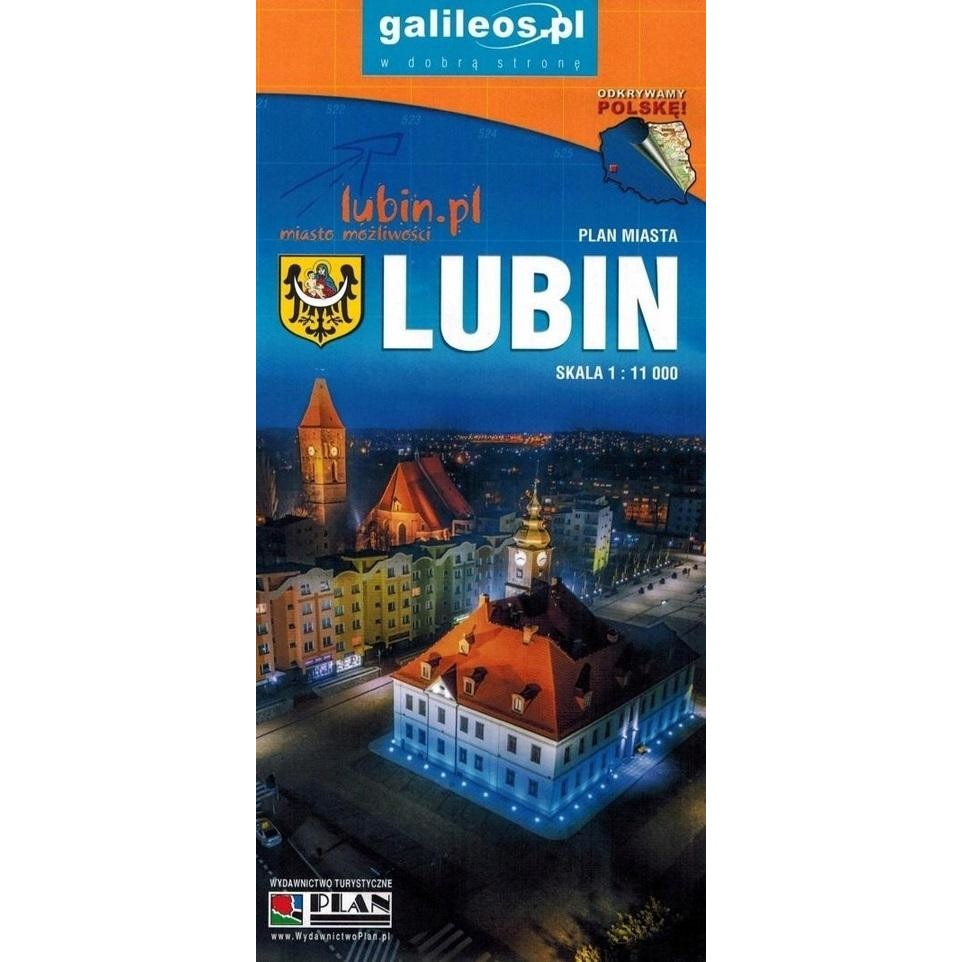 Cartea Tourist map - Lubin, Lubin County in 2022, Plan, Hartie - eMAG.ro