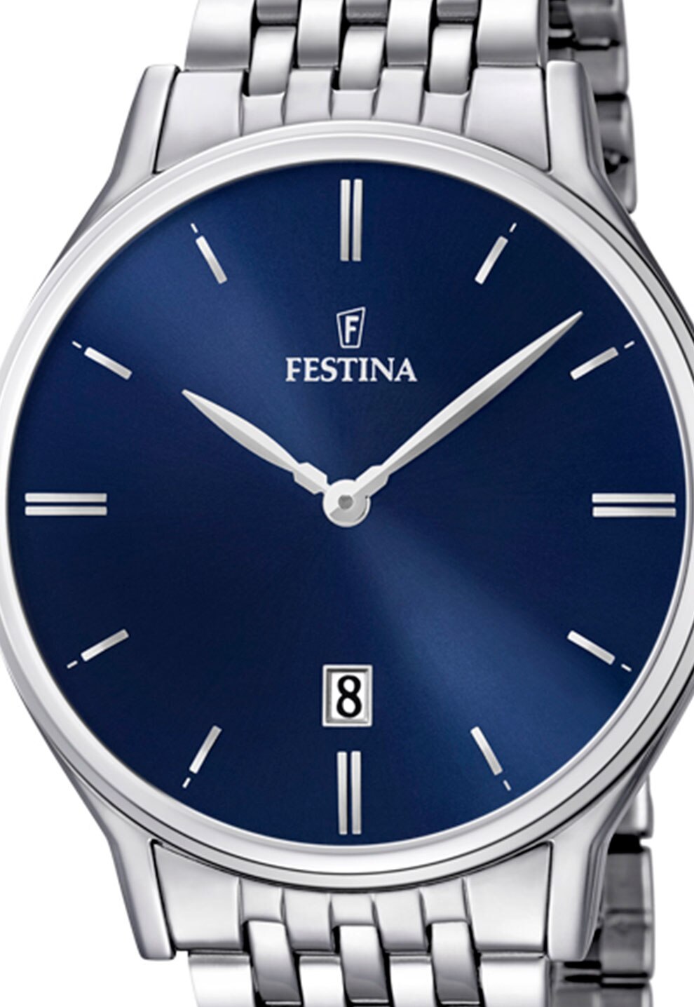 Festina, Ceas din otel inoxidabil, Argintiu - eMAG.ro