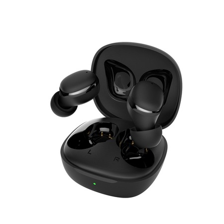 Casti Wireless, Carcasa de incarcare cu afisaj digital, Microfon ...