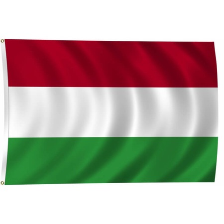 Steag Ungaria, cu teaca de prindere 135 x 90 cm - eMAG.ro