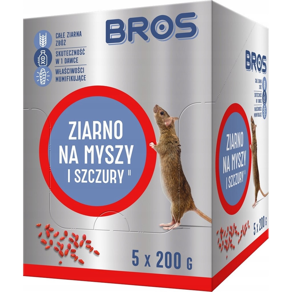 Otrava impotriva soarecilor si sobolanilor, Bros, 200 g - eMAG.ro