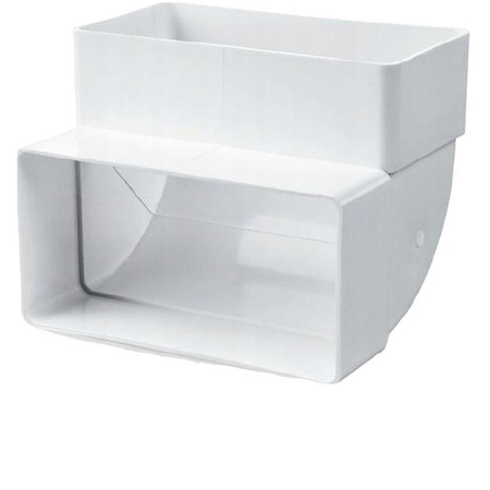 Cot de ventilatie vertical, Ventika, Alb, 55 x 110 mm - eMAG.ro