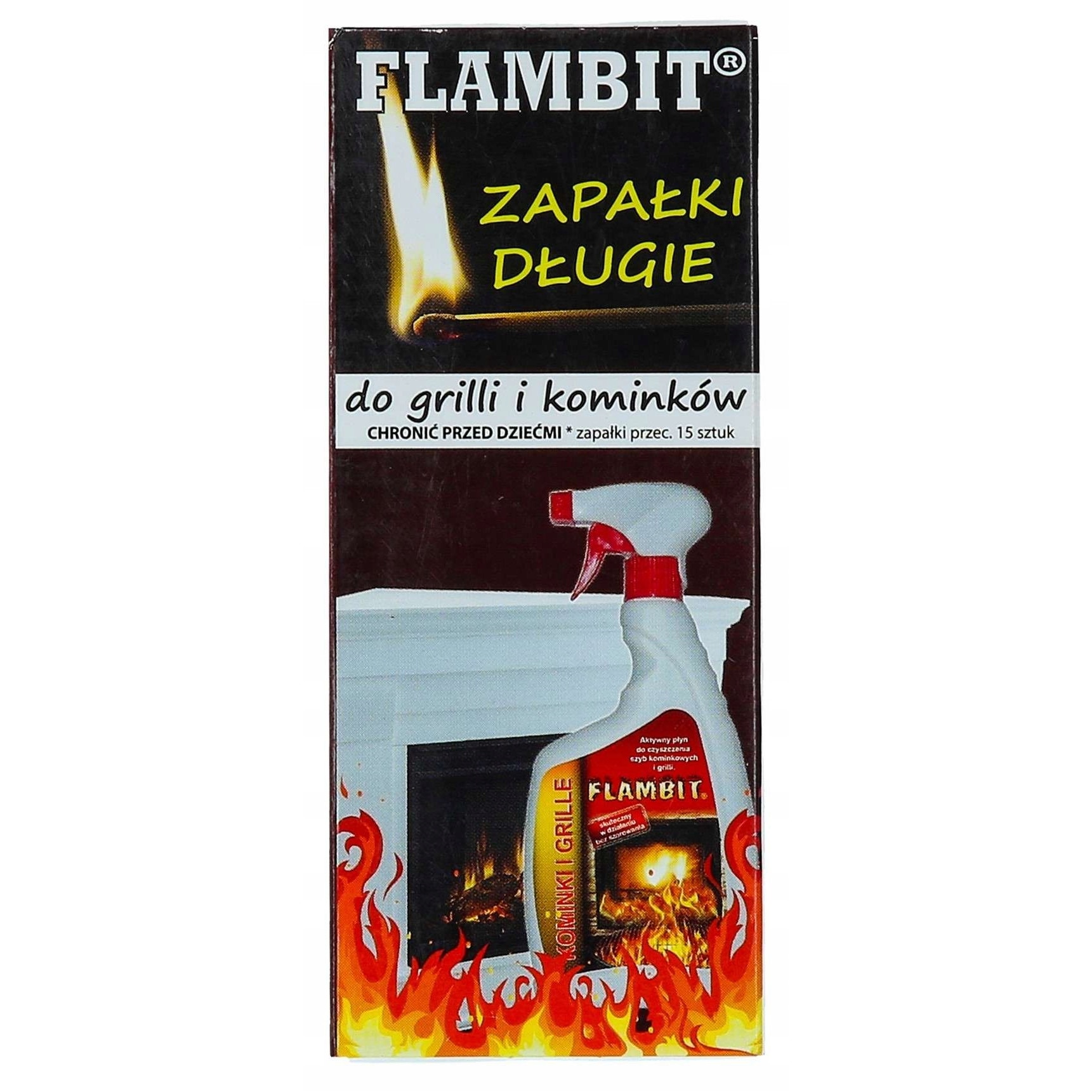 Chibrituri lungi, Flambit, 90 mm, 15 bucati - eMAG.ro