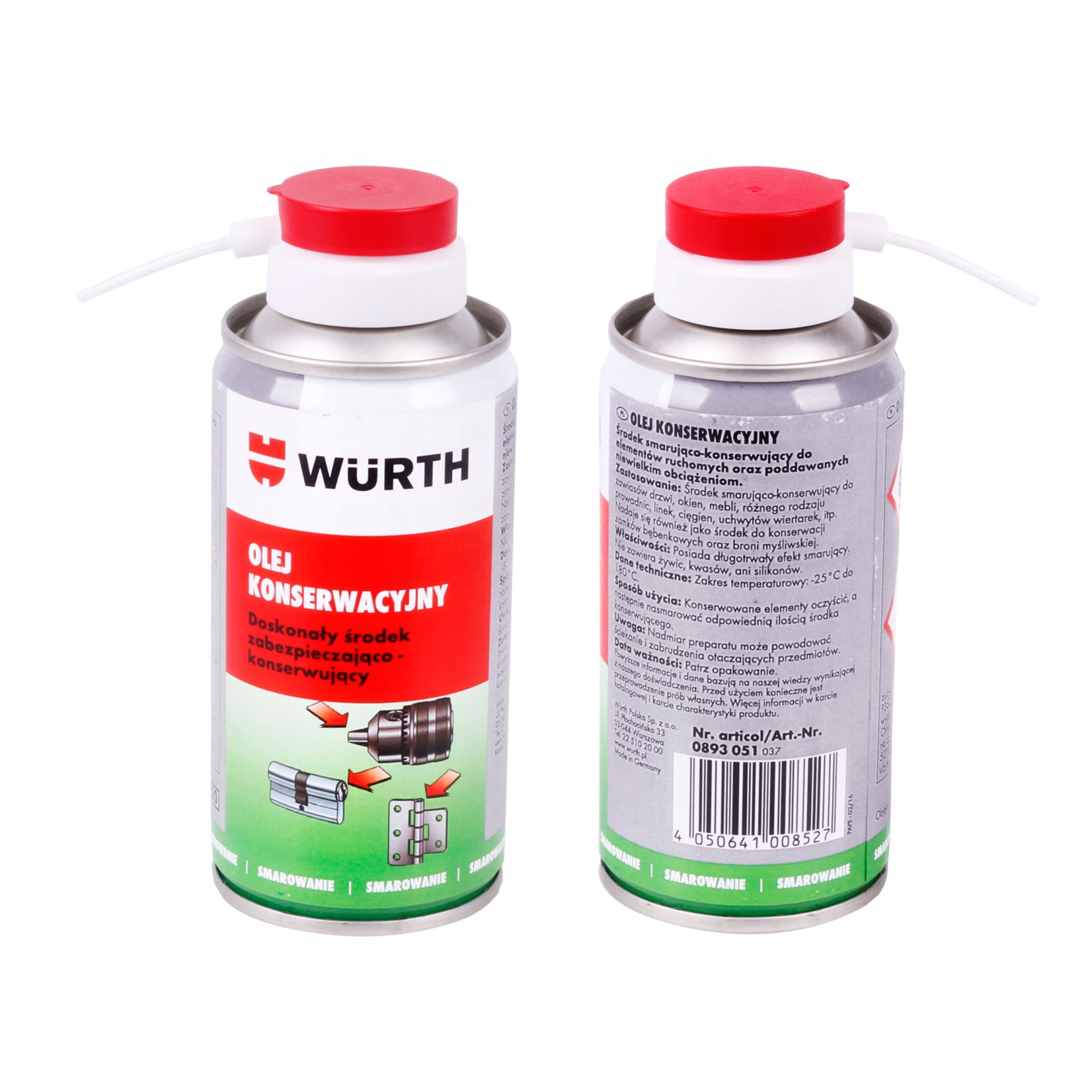 Spray vaselina auto, Wurth, 150ml - eMAG.ro