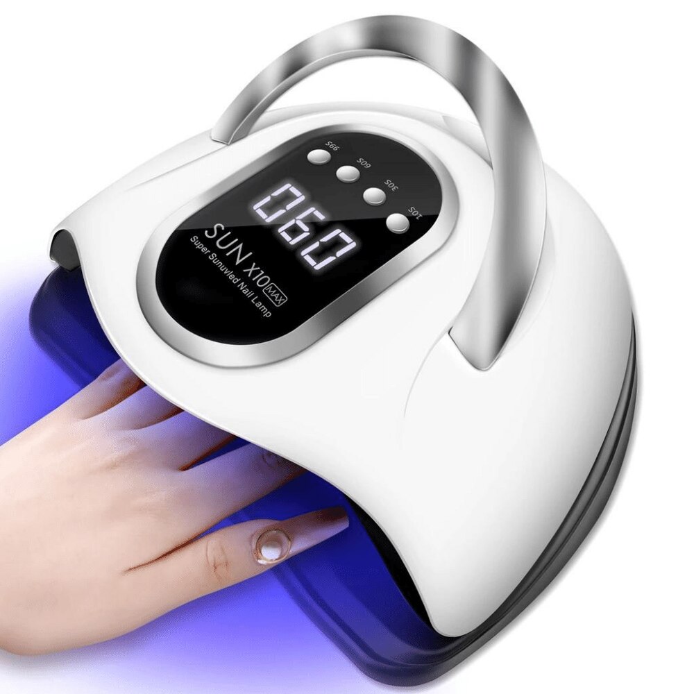Lampa UV/LED pentru manichiura, SUN X10 Max, 280W, Alb - eMAG.ro