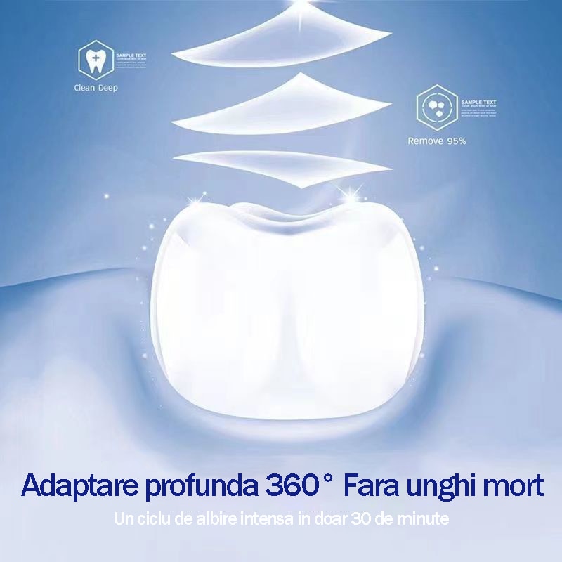 Set benzi de albire pentru dinti, 5D, Advanced White, 14 Perechi ...