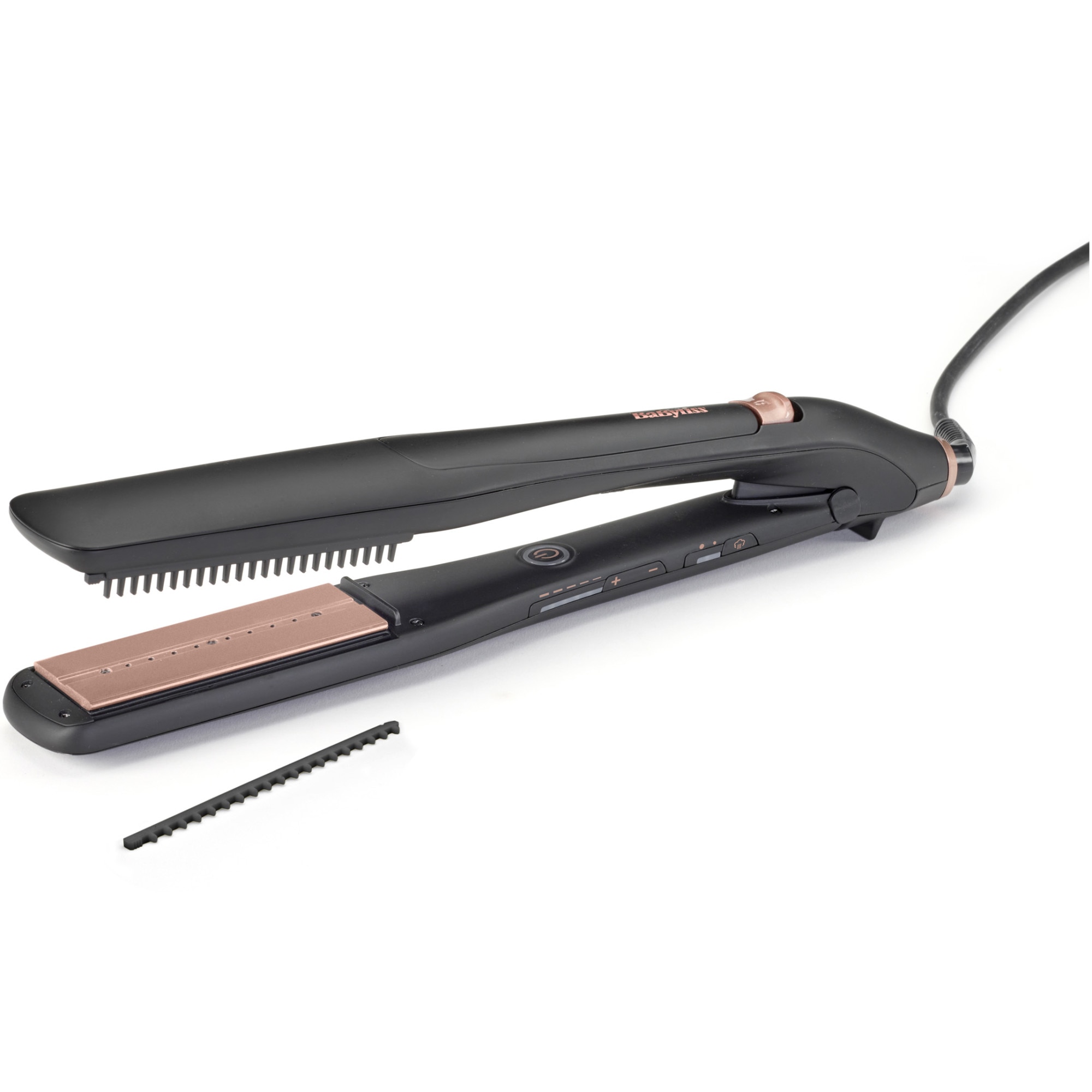 Placa de par Babyliss Steam Luxe Styler ST596E, 5 setari de temperatura ...