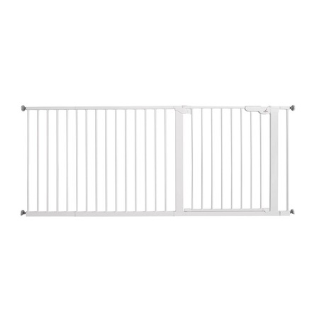 Poarta de siguranta, Babay Dan, Plastic/Metal, 73 cm, Alb - eMAG.ro