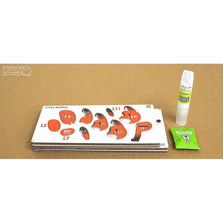 Puzzle 3D, Eugy, Model vulpe, Maro - eMAG.ro