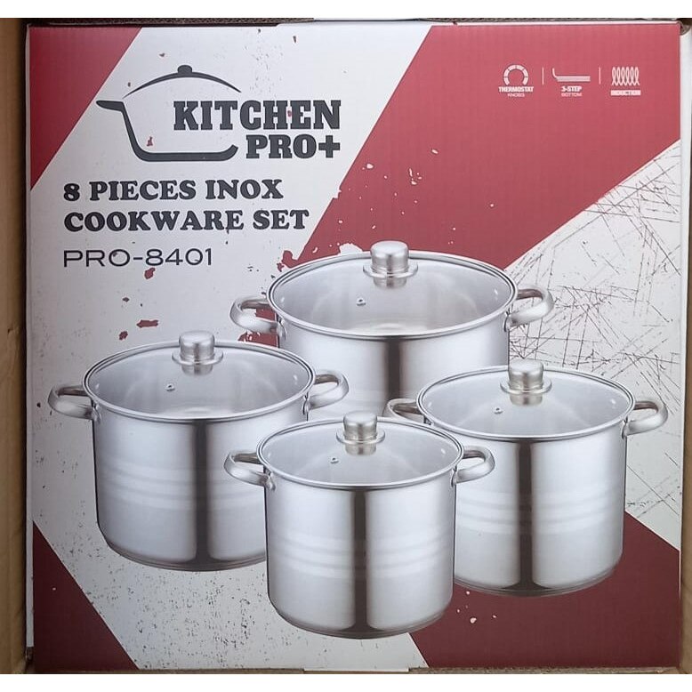 Set 4 oale inox Kitchen Pro - eMAG.ro