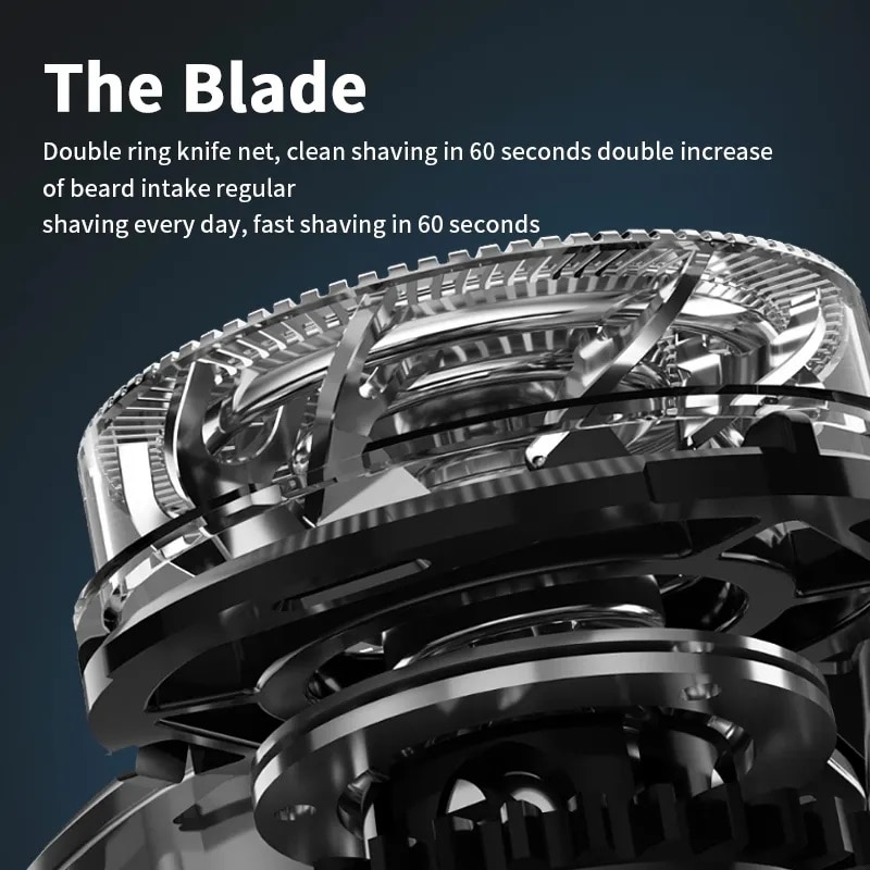 4D elektromos borotva, Neo™ 7 Blade Samurai®, többfunkciós, vezeték ...