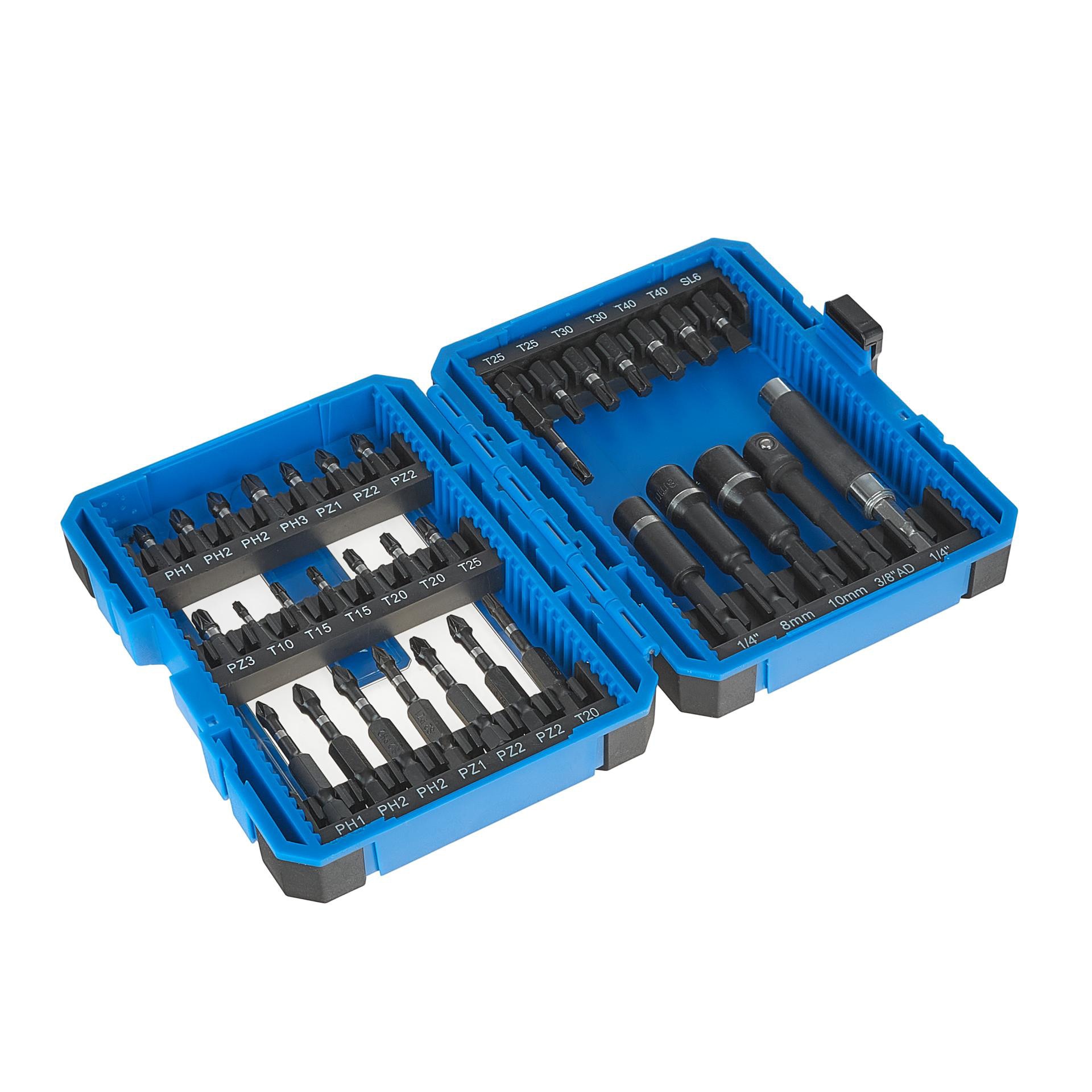 Set biti de impact, 33 elemente, Geko G30066 - eMAG.ro