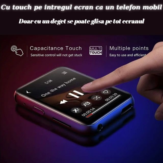 Player Mp4/Mp3 cu touchscreen, model 2023, Ebook Reading, inregistrare ...
