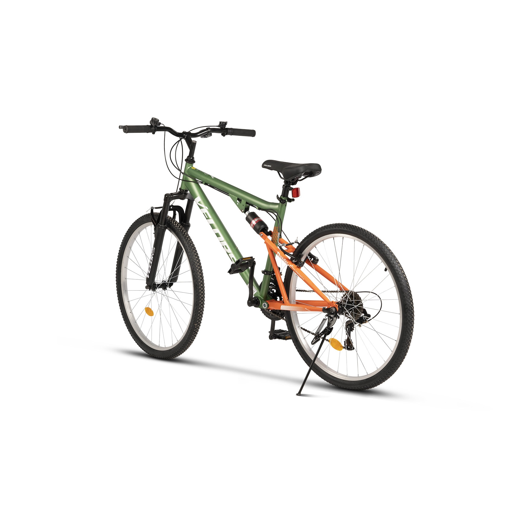 MTB kerékpár 26"-os kerekekkel, dupla felfüggesztés, SunRun felszerelés ...