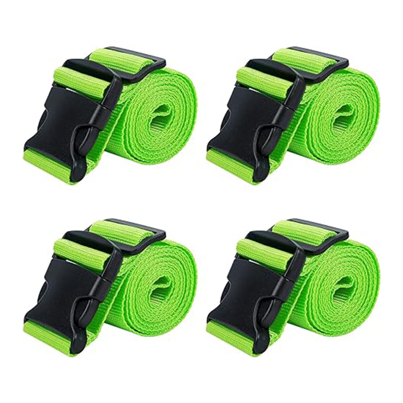 Set de 4 Curele pentru bagaje, Zggzerg, Ajustabila pana la 200cm ...