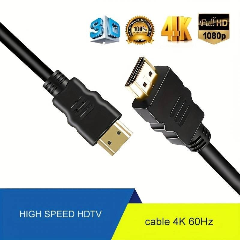 Cablu HDMI 1.4 19p cu transmisie Internet si video 4K, lungime 10m ...