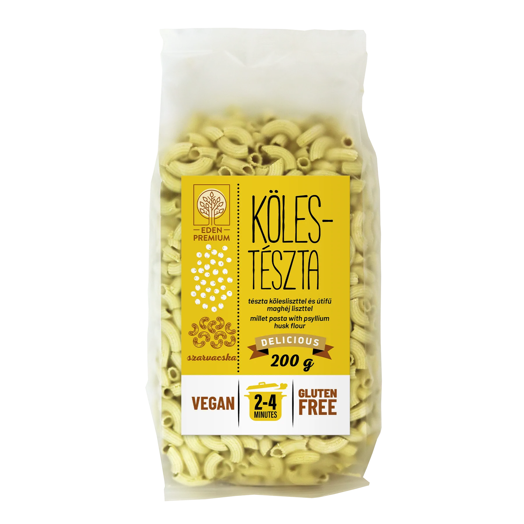 Paste fara gluten din mei melci 200gr Eden Premium - eMAG.ro